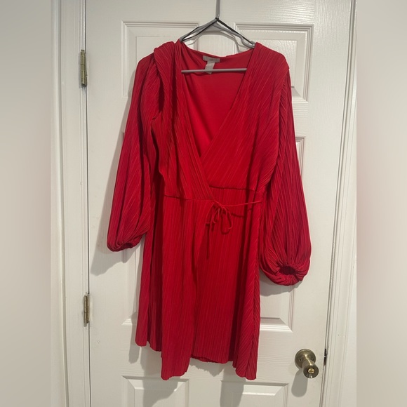 H&M | Dresses | Hm Red Dress | Poshmark